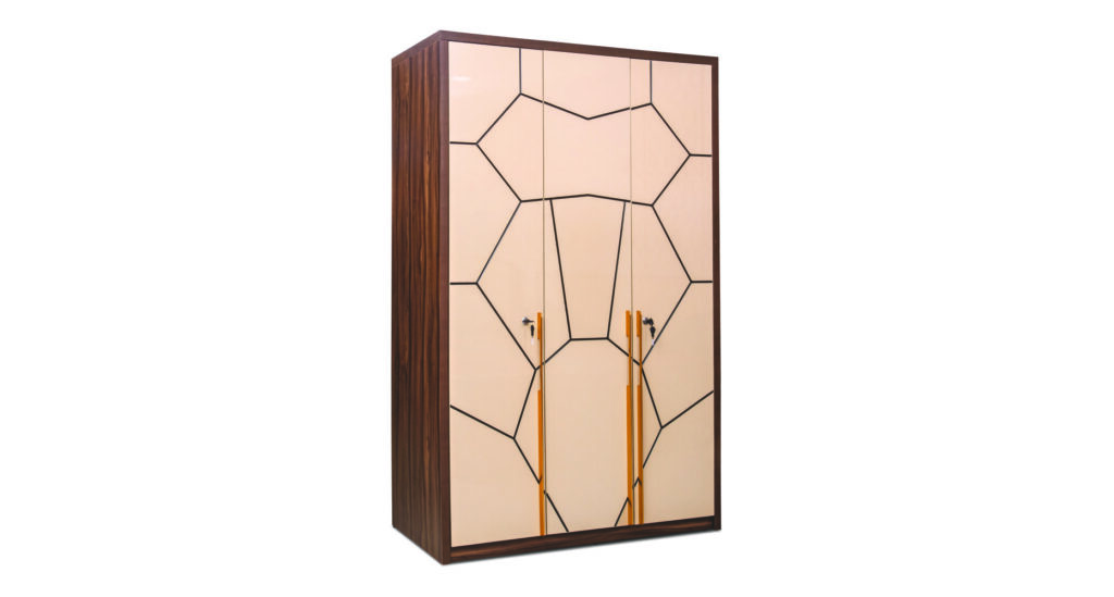CROWN 3 Door Wardrobe with Premium Finish | Smartwood