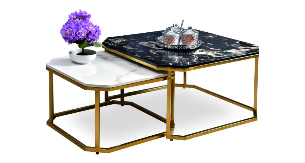 NESTING TWIN SET OF 2 SQUARE Table - Smartwood Furniture